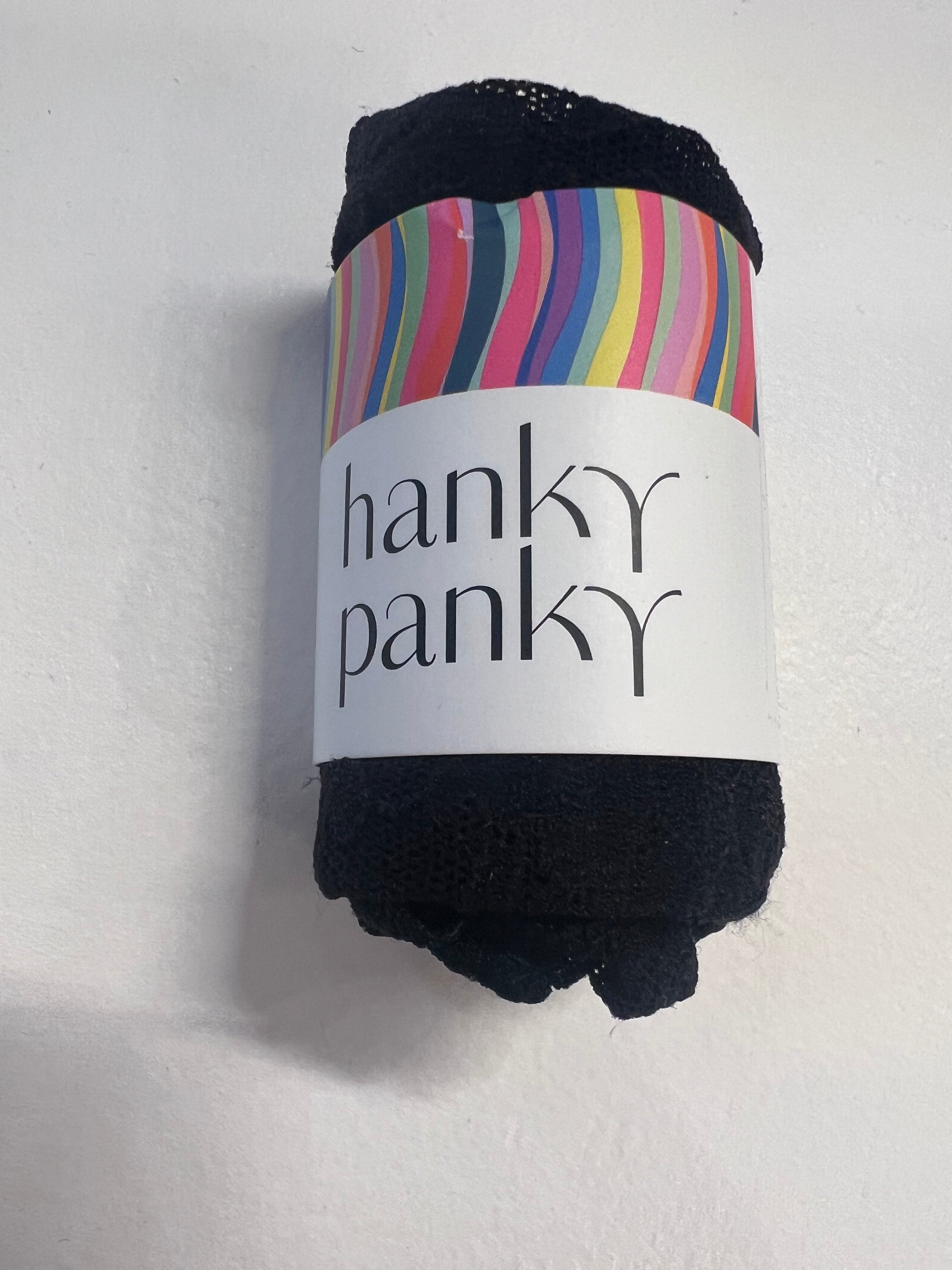 Hanky Panky Low Rise Rolled Thong in Black